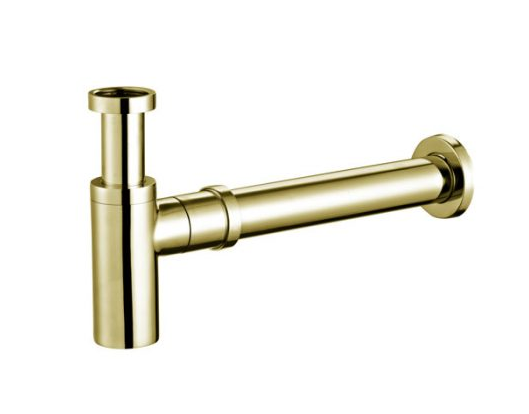 Brushed Gold Bottle Trap – Luxury Interiors Direct