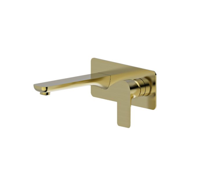 Molly Brushed Gold Wall Mounted Mixer – Luxury Interiors Direct