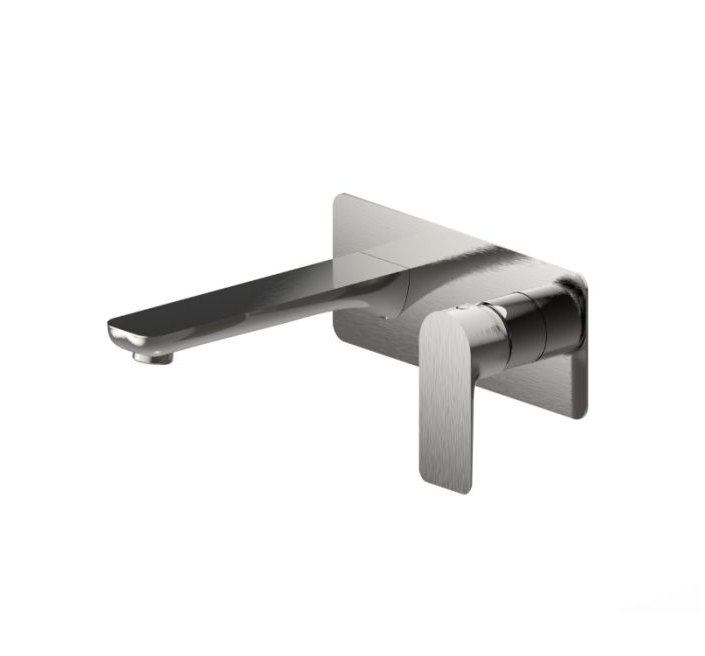 Molly Brushed Nickel Wall Mounted Mixer – Luxury Interiors Direct