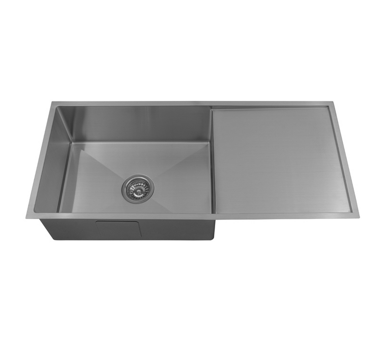 LUX SS Sink 980 With Drainer – Luxury Interiors Direct