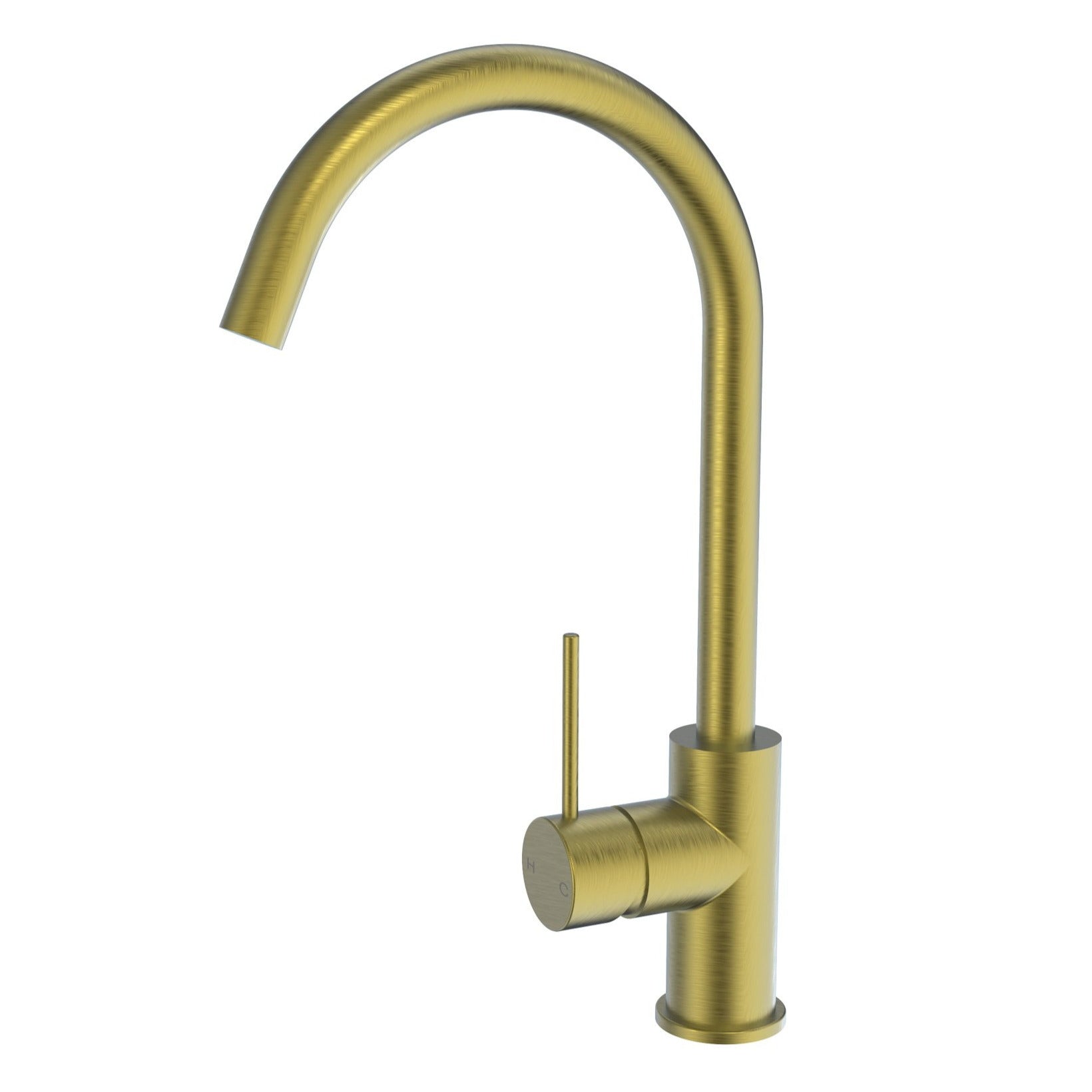 Arya Brushed Gold Kitchen Mixer – Luxury Interiors Direct